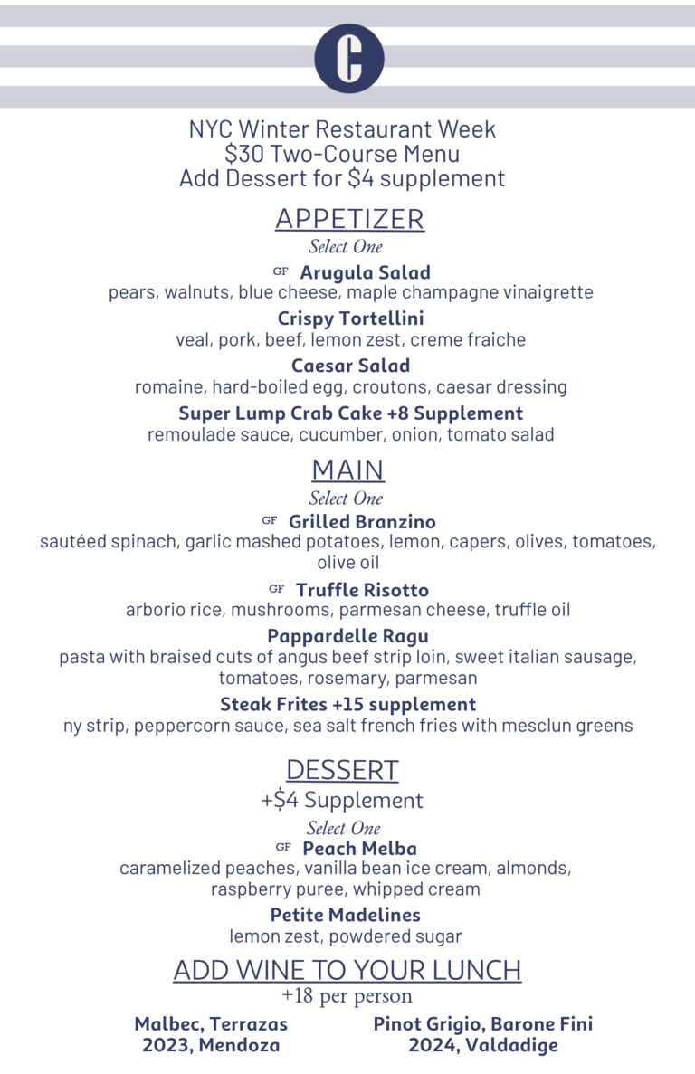 Book a Table Today for Copinette’s Restaurant Week Menu - Copinette ...