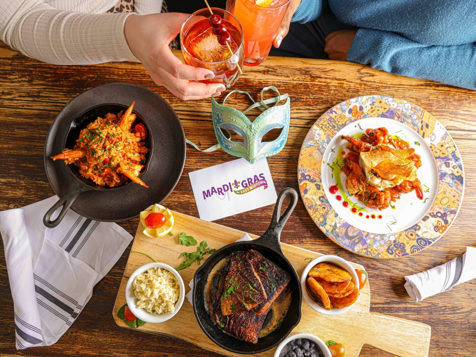 Mardi Gras at Copinette - Copinette Restaurant & Bar NYC